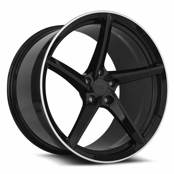 MRR Forged F25 21" 5x120 Gloss Black | FF2521A325025L – UroTuning