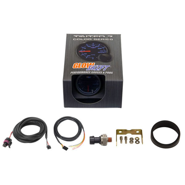 GlowShift Gauges Tinted 7 Color BAR Oil Pressure Gauge | GS-T704-BAR ...