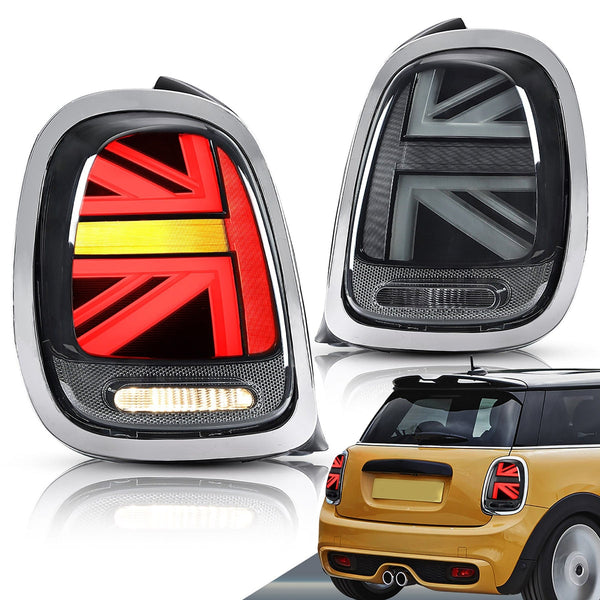 VLAND LED Tail Lights (Chrome Trim) - MINI / F55 / F56 / F57 / Cooper ...
