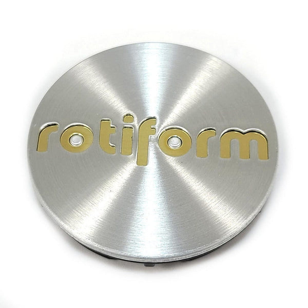 Rotiform Center Cap (2.36") - Machine with Gold – UroTuning