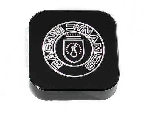 Racing Dynamics Billet Aluminum Oil Cap Cover - BMW, Black W/ Engraved ...