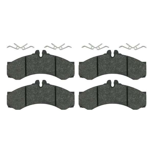 Brake Pad Set with Fastening Material - VW/Audi | 2D0698151A-FEB ...