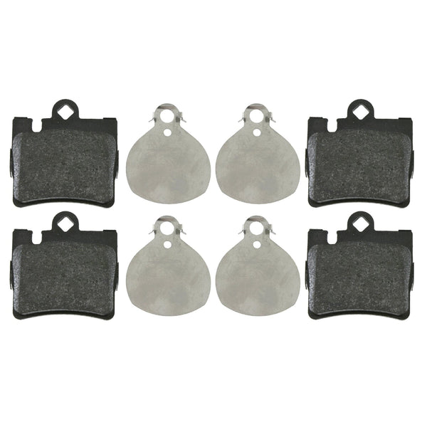 Brake Pad Set with Fastening Material - Mercedes | 0034200620-FEB ...