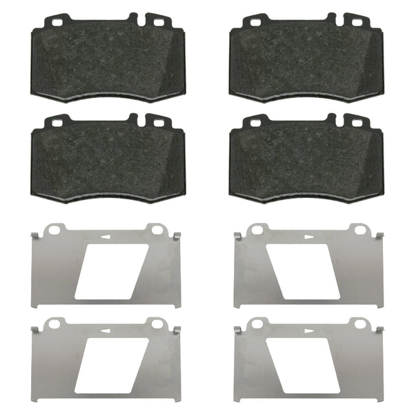 Brake Pad Set with Fastening Material - Mercedes | 0034200520-FEB ...