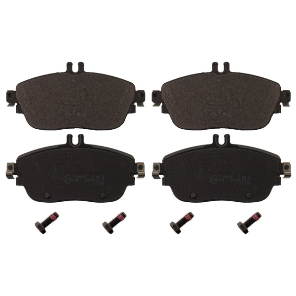 Brake Pad Set with Securing Bolts - Mercedes | 16870-FEB – UroTuning
