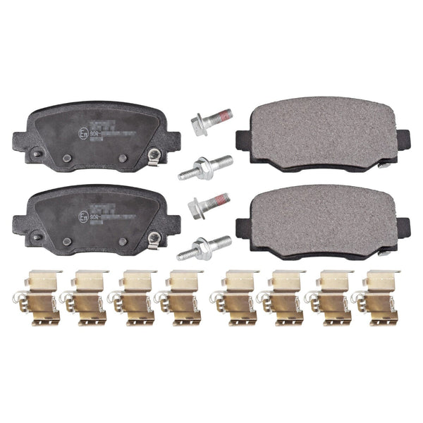 Brake Pad Set with Fastening Material - Chrysler / Dodge / Jeep ...