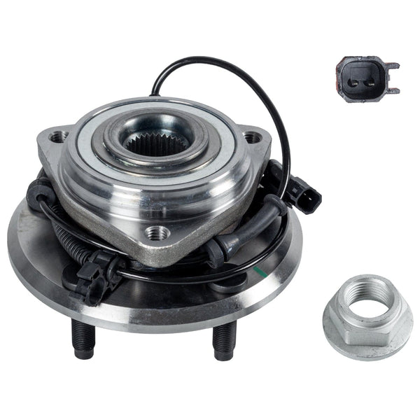Wheel Bearing Kit with Wheel Hub & ABS Sensor - Chrysler / Dodge / Jeep ...
