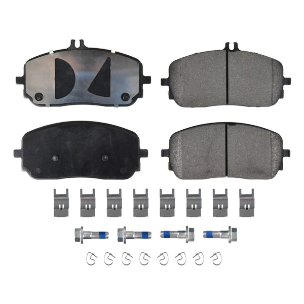 Brake Pad Set with Fastening Material - Mercedes | 0004201203-FEB ...