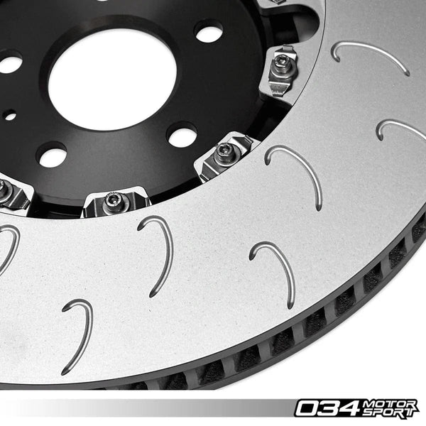 034Motorsport 2-Piece Floating Front Brake Rotor Upgrade Kit - Audi B8 ...