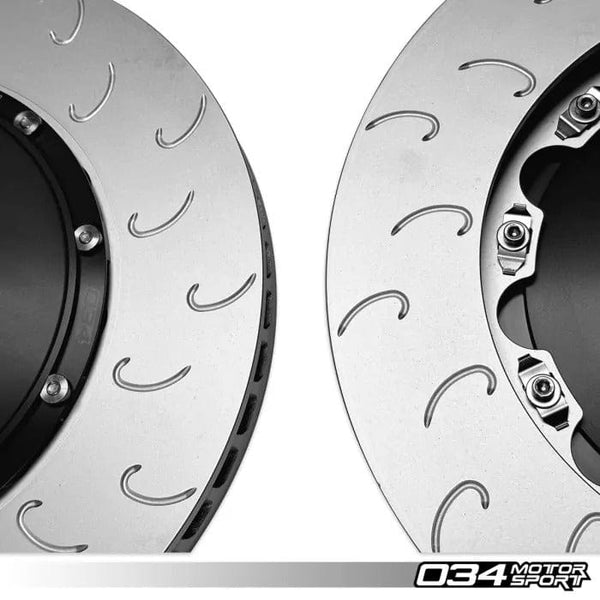034Motorsport 2-Piece Floating Rear Brake Rotor Upgrade Kit - Audi / C ...