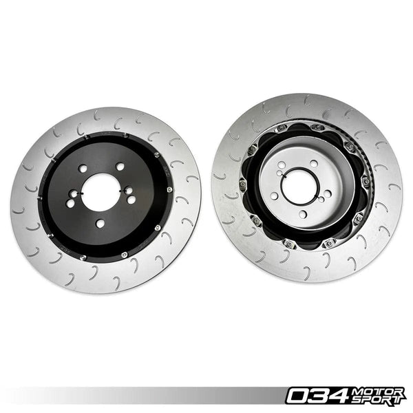034Motorsport 2-Piece Floating Rear Brake Rotor Upgrade Kit - BMW F8X ...