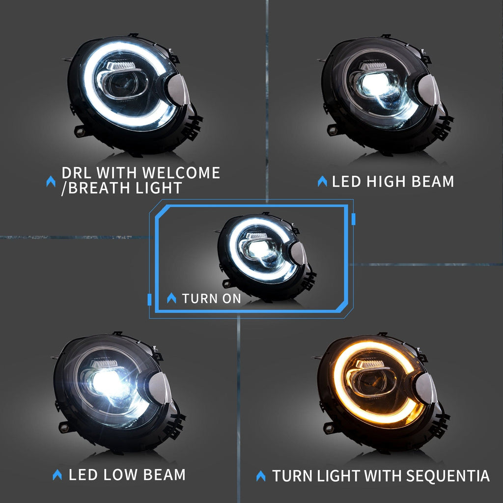 VLAND LED Headlights and Tail Lights - MINI / R56 / R57 / R58 / R59 ...