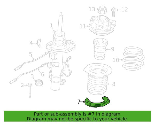 Coil Spring Insulator - BMW / B46 / B48 / B58 / G01 / G02 / G29 / G42 ...