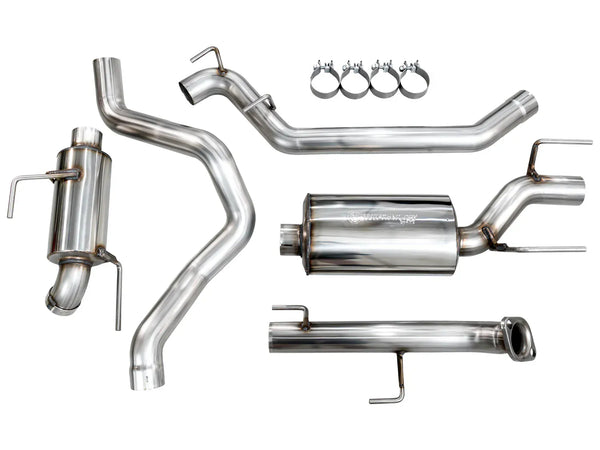 AWE 0FG Catback Exhaust w/ BashGuard - Toyota / J250 Land Cruiser / 6t ...