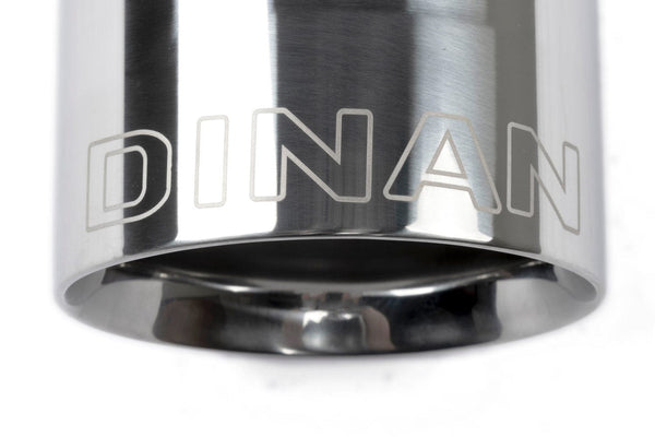 Dinan Double-Walled 4" Clamp-On Exhaust Tip w/ 3" Inlet (Polished ...