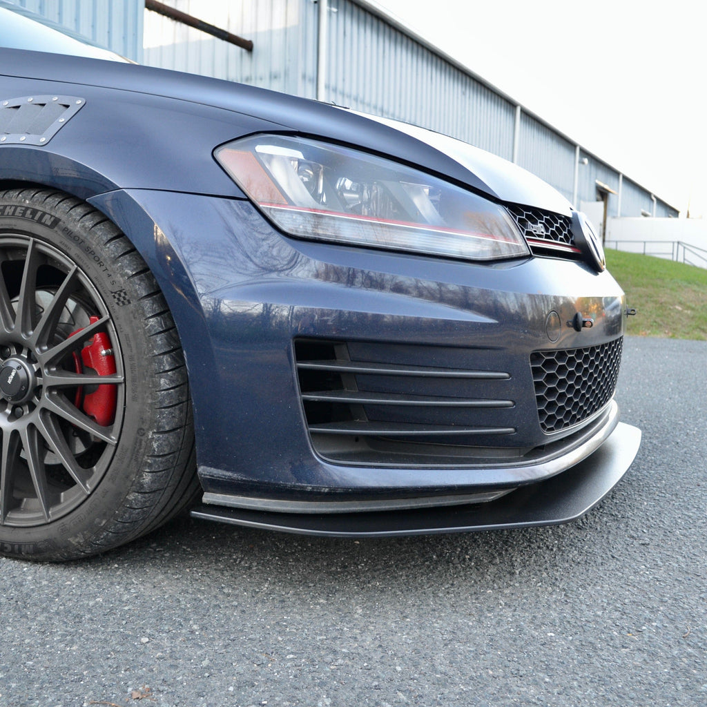 CJM Industries Chassis Mounted Splitter V2 - VW MK7 GTI | 2022124-7gtiCSAD – UroTuning