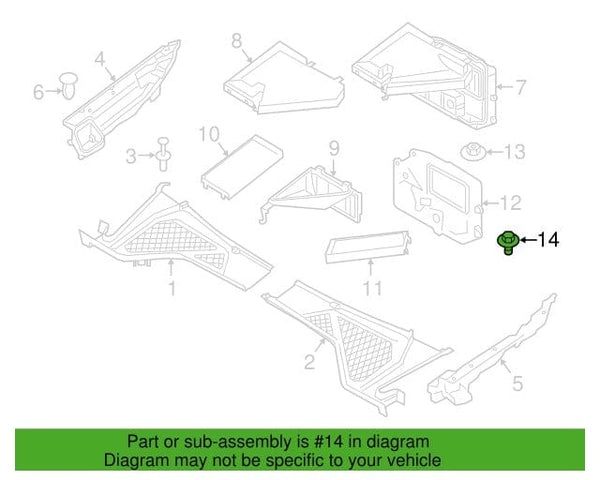 Hex Bolt (M6x14) - BMW/MINI – UroTuning