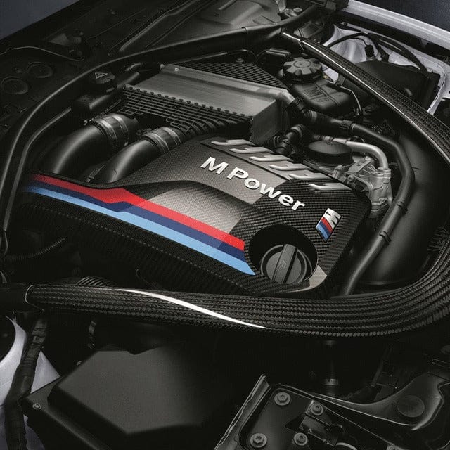 M performance Engine Cover Carbon Fiber - BMW / F8X / S55 / M3 / M4 ...