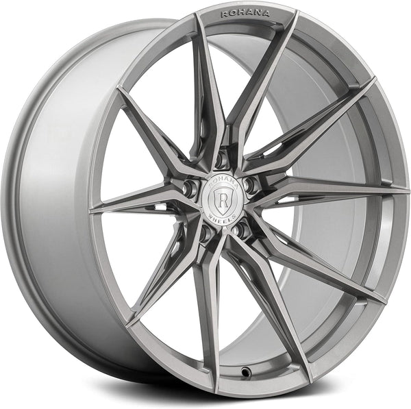 Rohana RFX13 20" 5x114 Brushed Titanium | RFX132095114BT22 – UroTuning