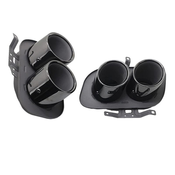 Racing Dynamics Tail Pipe Tips (Black) - Porsche 992 911 – UroTuning