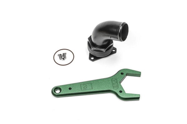Radium Engineering FCST-X 3-Bolt Remote Mount Fill Neck - 24AN Elbow ...