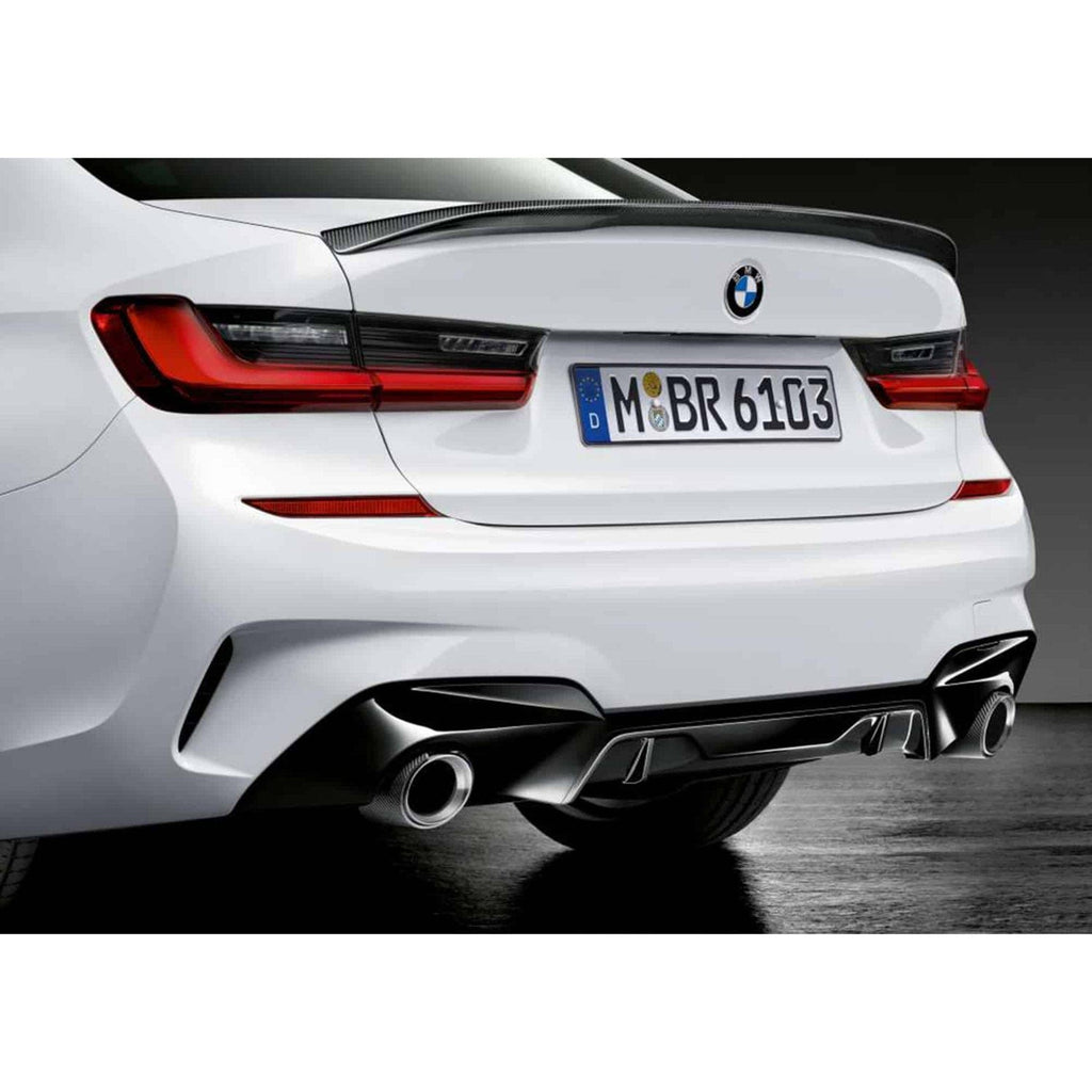 M Performance Rear Bumper Trim (Gloss Black) - BMW G20 / 330i / 330e ...