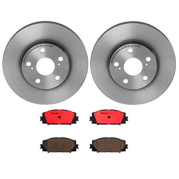 Brembo OE Rear Brake Kit (Prem NAO Ceramic Pads/UV Coat Brake Discs) 01 ...