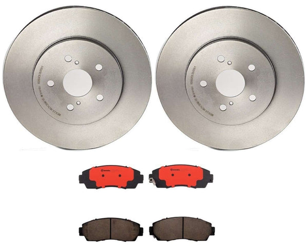 Brembo OE Front Brake Kit (Prem NAO Ceramic Pads/Prem UV Coat Rotors ...