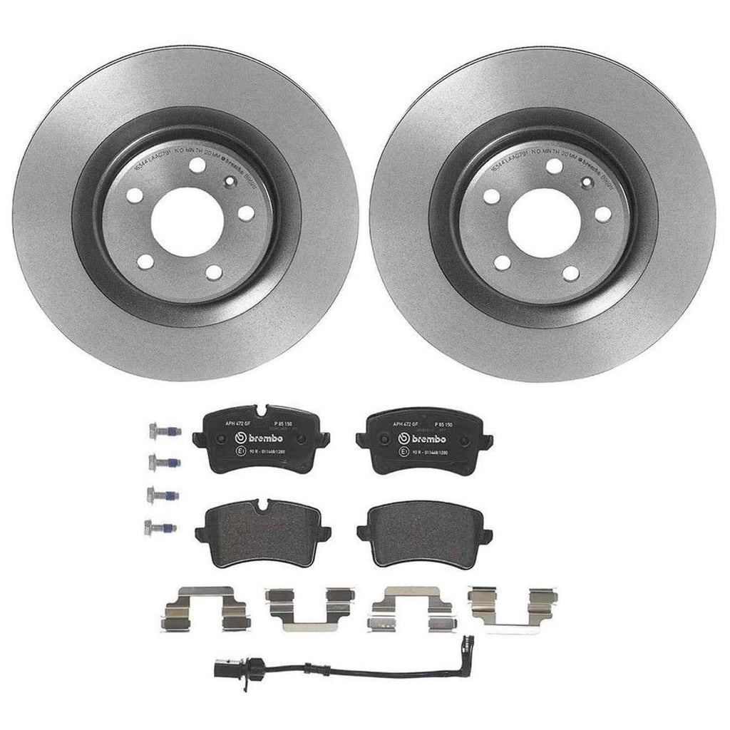 Brembo OE Rear Brake Kit (Prem NAO Ceramic Pads/Prem UV Coat Rotors ...