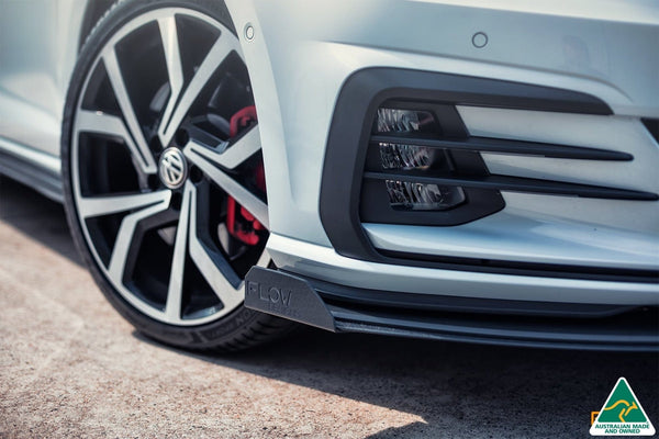 Flow Designs Mk7 Golf GTI Front Lip Splitter & Bumper Reinforcement ...
