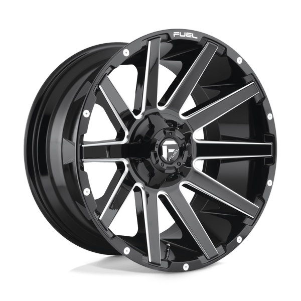 Fuel Wheels 24" 5x127/5x139.7 Gloss Black Milled | D61524205747 – UroTuning