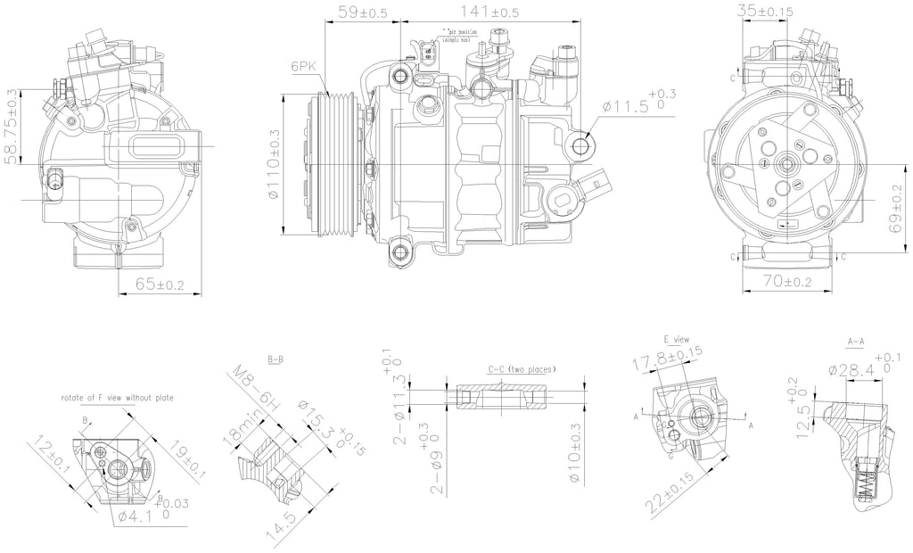Air Conditioning Compressor - VW/Audi | 7N0816803E – UroTuning