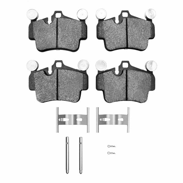 R1 Concepts 03-16 Porsche Boxster Rear Ceramic Pads & Hardware Kit ...