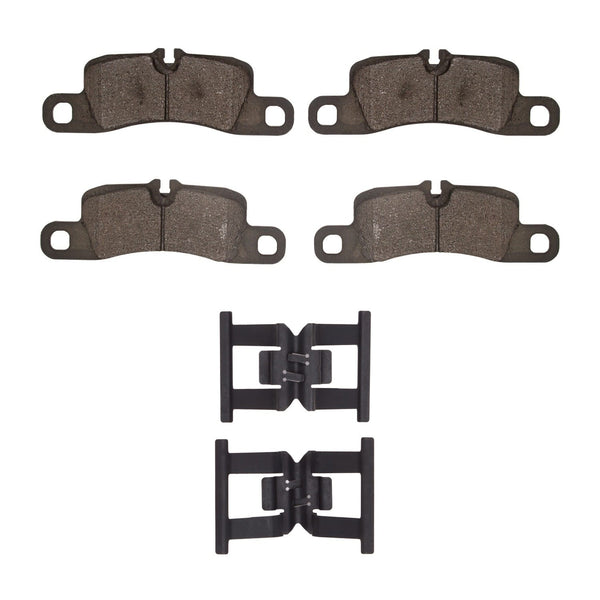 R1 Concepts 11-18 Porsche Cayenne Rear Ceramic Pads & Hardware Kit ...