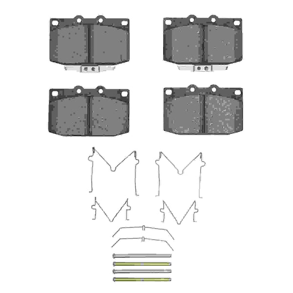 R1 Concepts 86-91 Mazda RX-7 Front Semi Met Pads & Hardware Kit | RNC ...