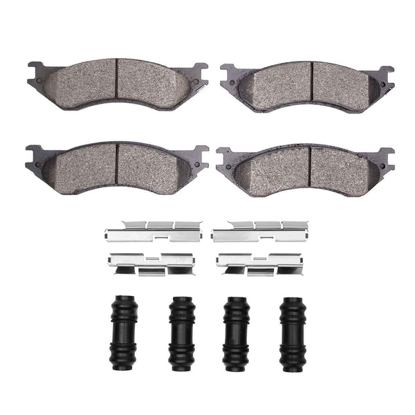 R1 Concepts 03-03 Dodge Ram 1500 Van Front Semi Met Pads & Hardware Kit ...