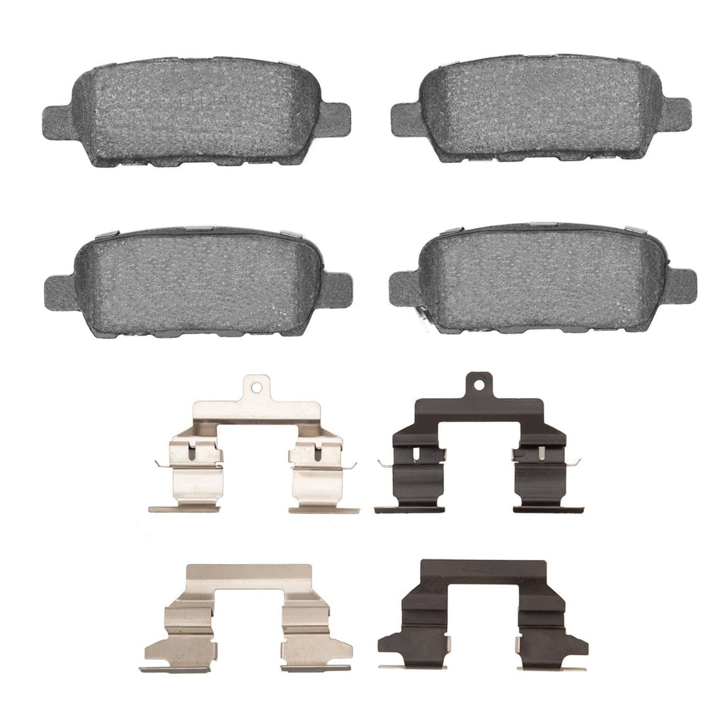 R1 Concepts 08-13 Nissan Rogue Rear Semi Met Brake Pads and Hardware ...