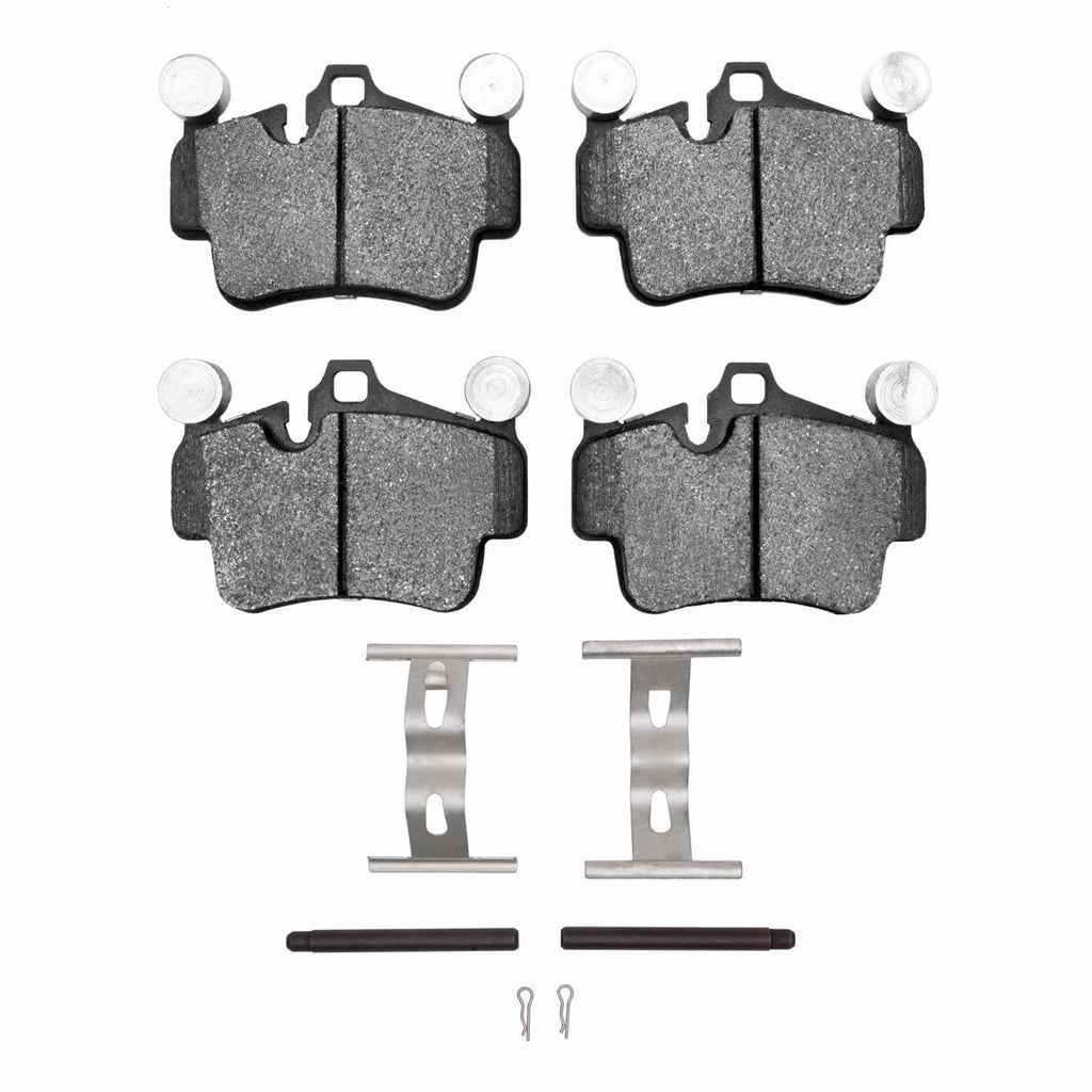 R1 Concepts 06-12 Porsche Cayman Rear Semi Met Pads & Hardware Kit ...