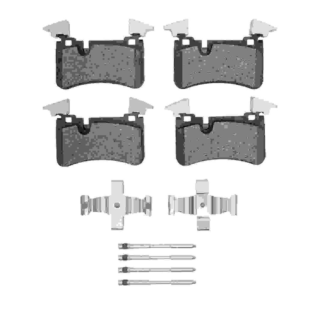 R1 Concepts 07-13 Mercedes-Benz C63 AMG Rear Semi Met Pads & Hardware ...