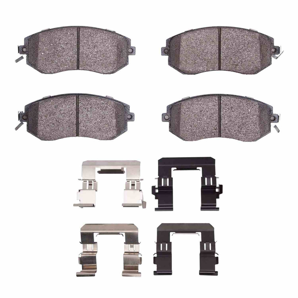 R1 Concepts 10-25 Toyota 86 Front Semi Met Brake Pads and Hardware Kit ...