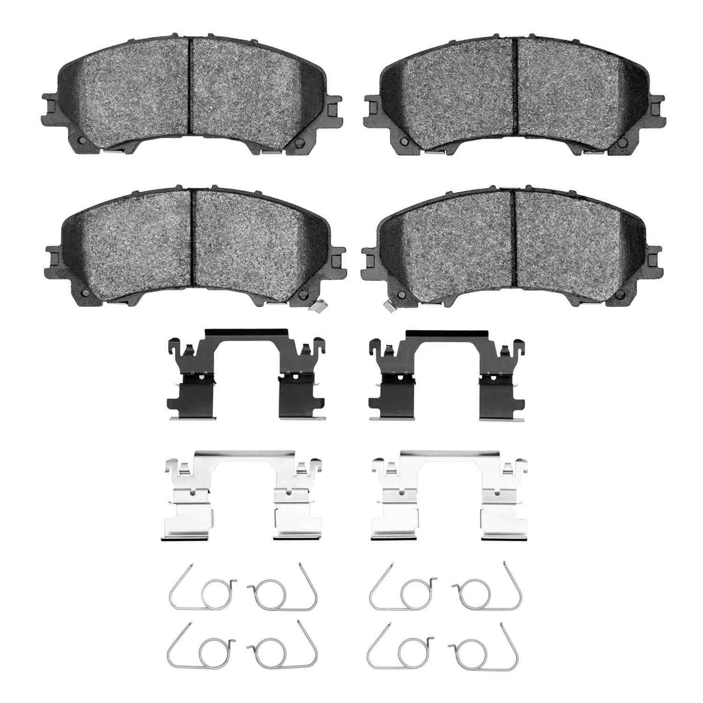 R1 Concepts 14-25 Nissan Rogue Front Semi Met Brake Pads and Hardware ...