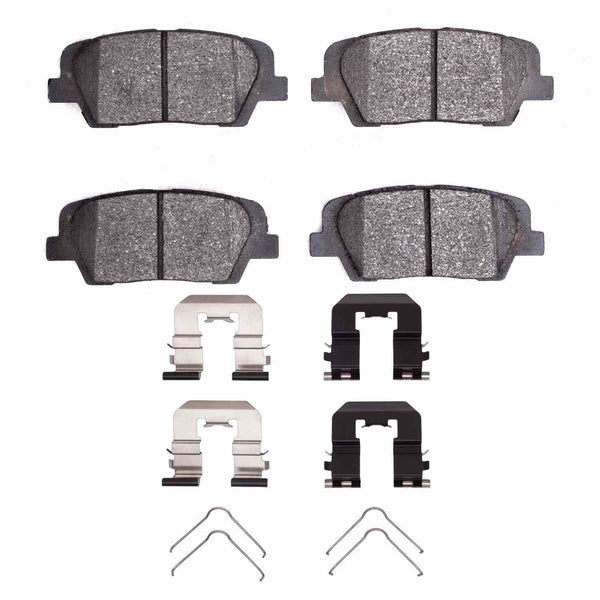 R1 Concepts 10-19 Kia Sorento Rear Semi Met Brake Pads and Hardware Kit ...