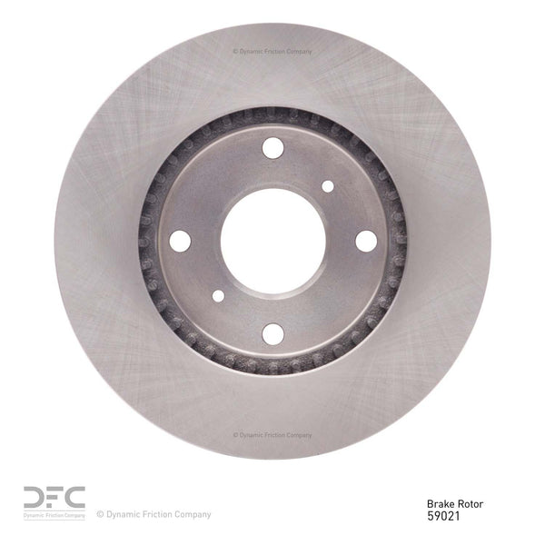 Dynamic Friction 1992-1996 Honda Prelude Front Brake Rotor | 600-59021 ...