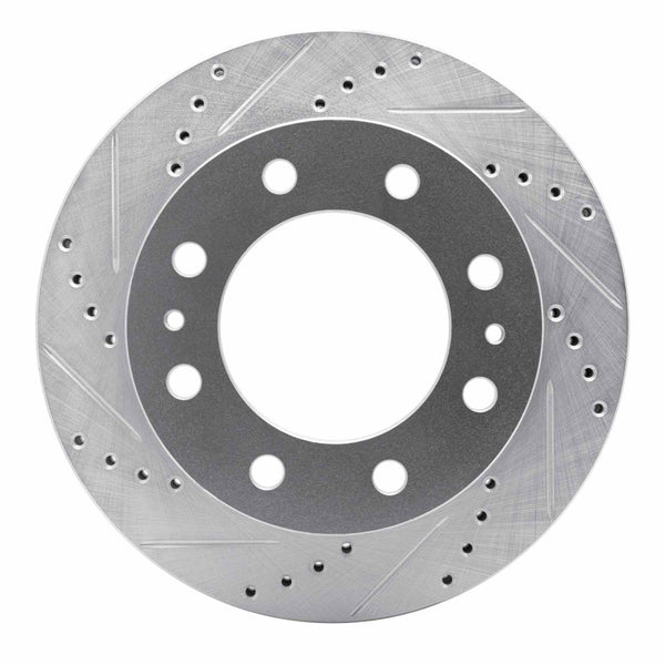 Dynamic Friction 1994-1999 Dodge Ram 2500 Front Left Drilled & Slotted ...