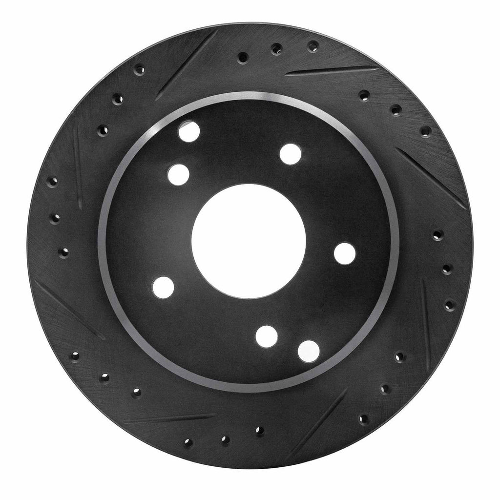 R1 Concepts 84-87 Chevrolet Corvette Rear Left Drilled & Slotted Black ...
