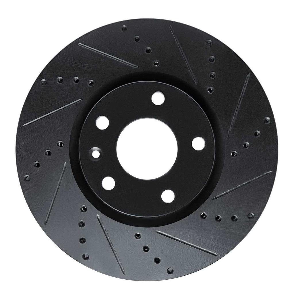 R1 Concepts 14-19 Chevrolet Corvette Front Right Drilled & Slotted ...
