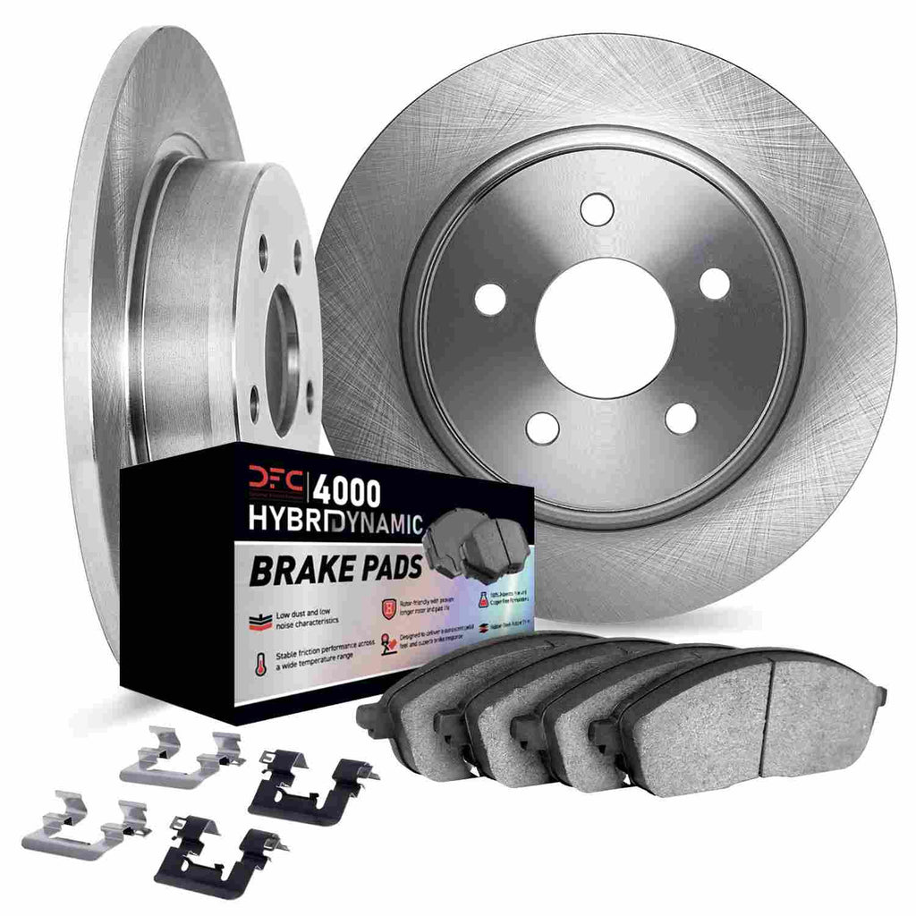 Dynamic Friction 2012-2016 Chrysler Town & Country (Van) Rear Rotors w ...
