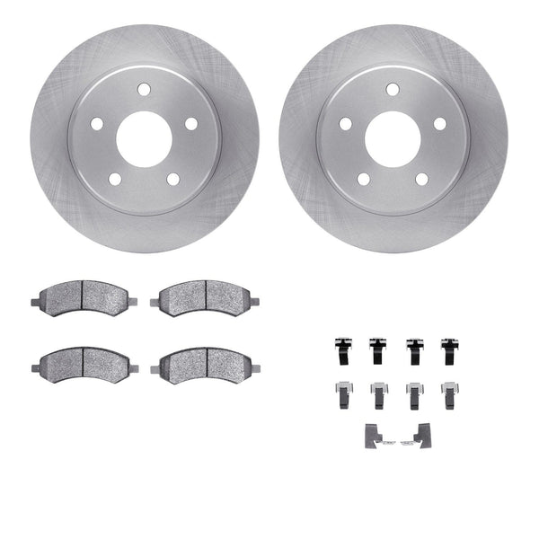 R1 Concepts 06-24 Chrysler Aspen Front Brake Rotor Set w/Off-Road/Tow ...