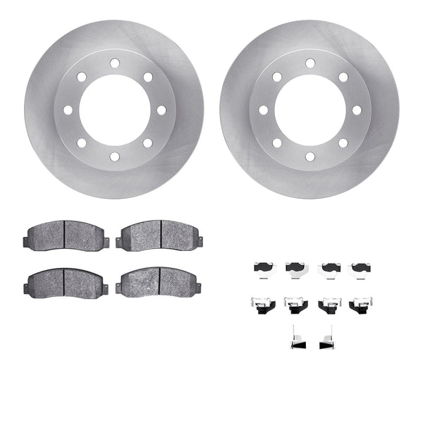 R1 Concepts 05-11 Ford F-350 Super Duty Front Brake Rotor Set w/Off ...