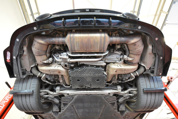 Maxton Design Central Rear Splitter - (With Vertical Bars) Porsche 911 ...